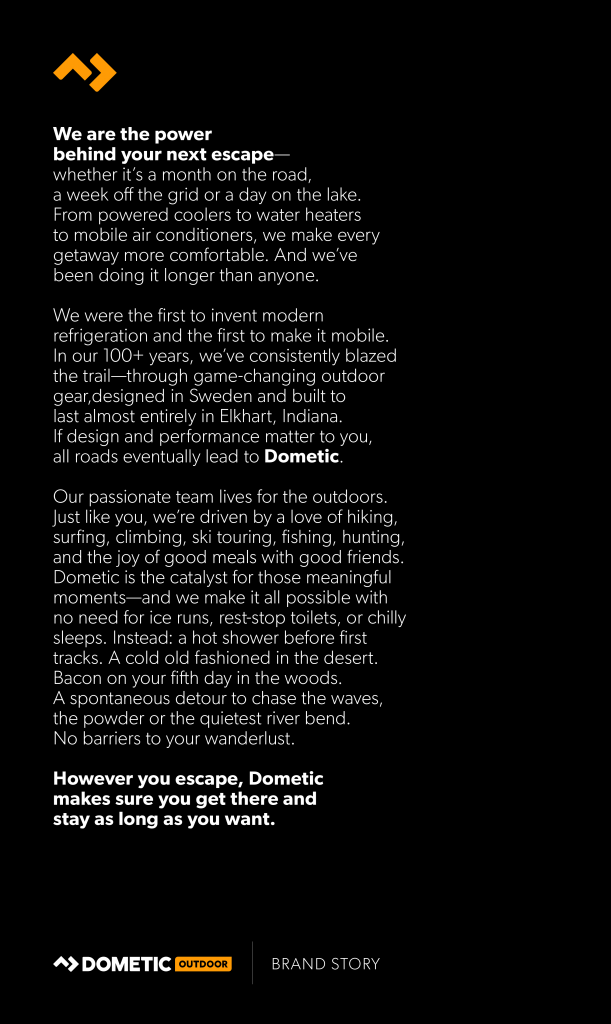 Dometic Outdoor, Brand Strategy, Customer Personas | Monday Creative